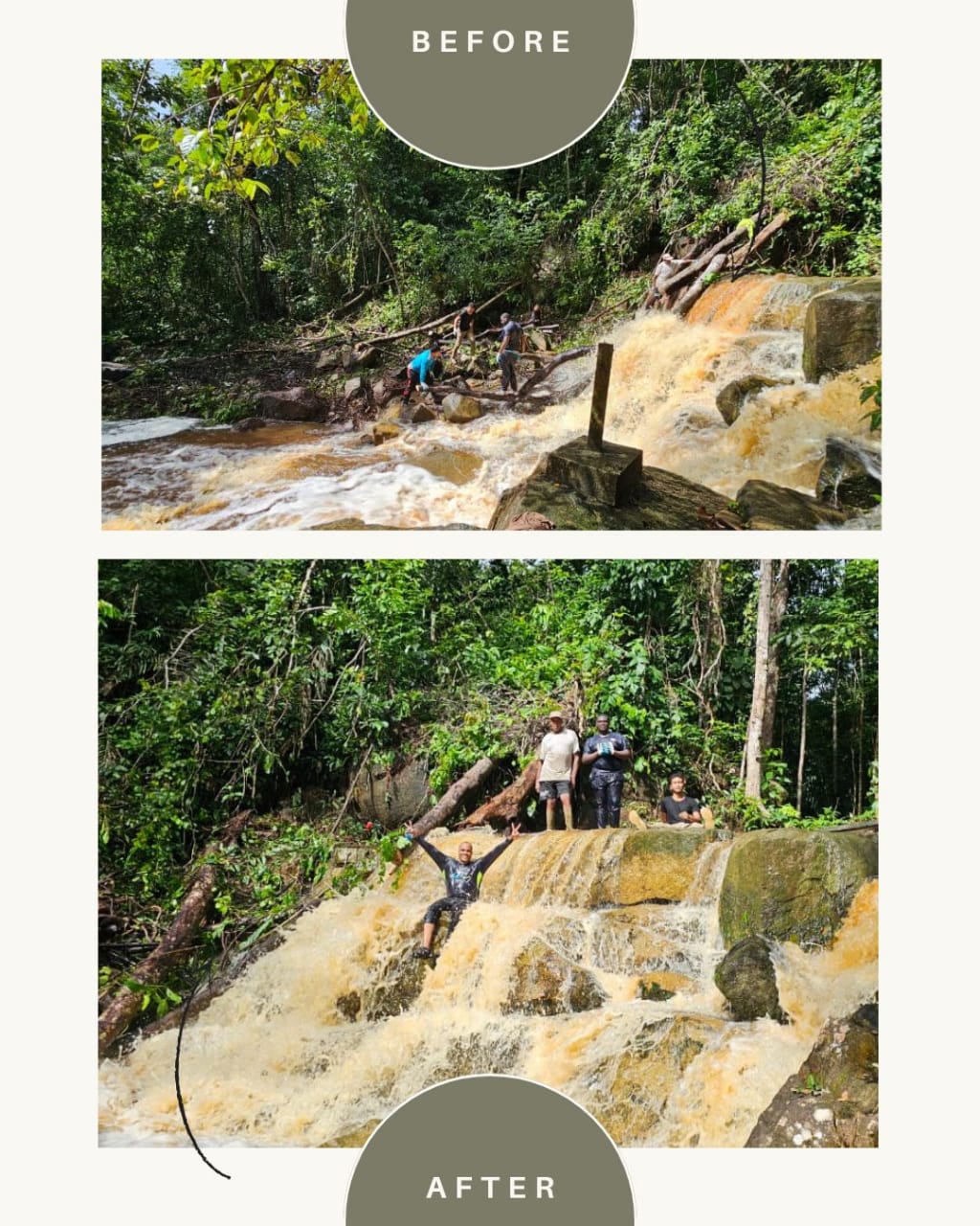 Earth Day celebrated with environmental restoration at Baracara Falls ...