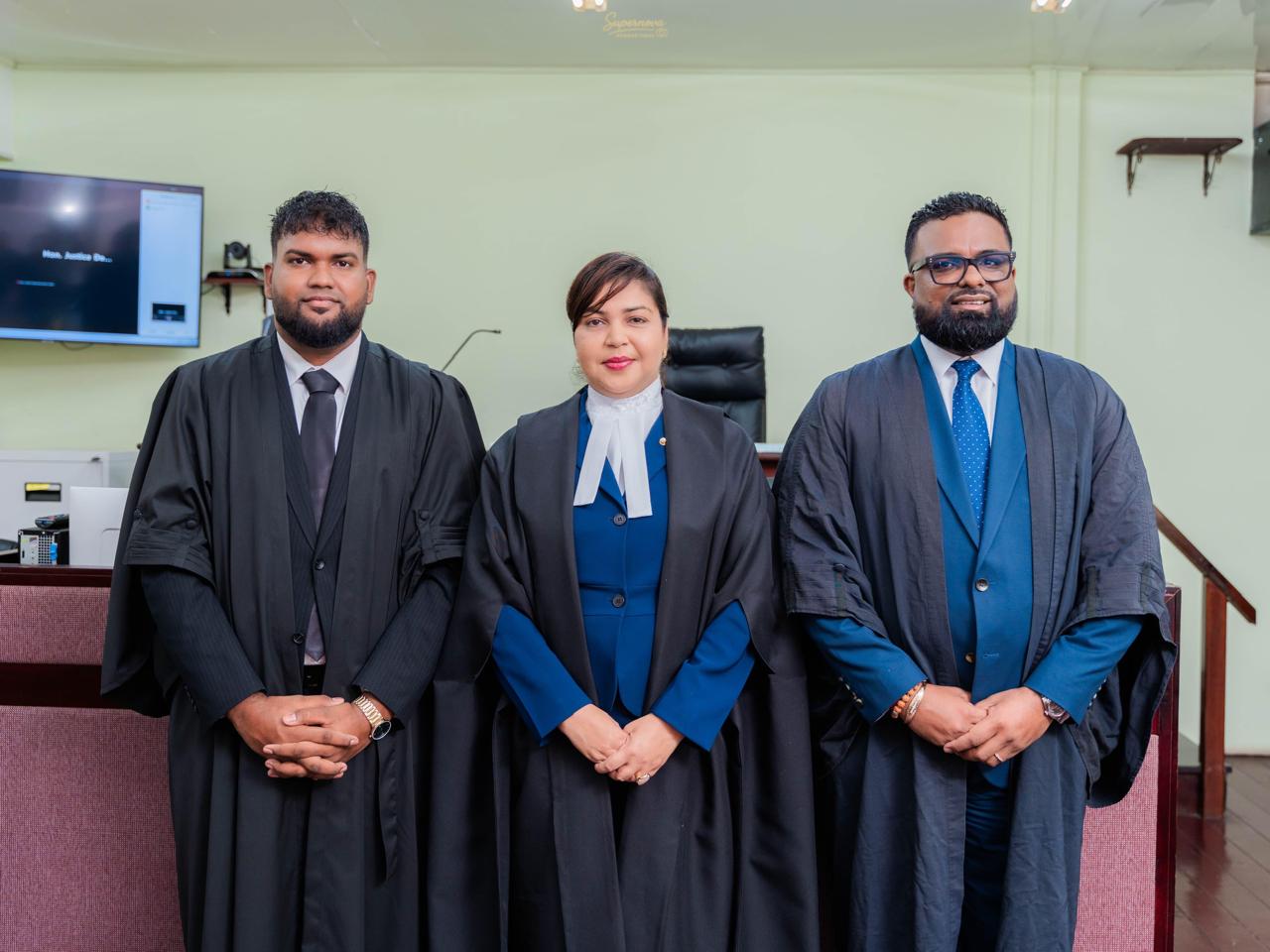 Jayaram Ajay Sanasie admitted to the Bar: Young Attorney joins Gunraj ...